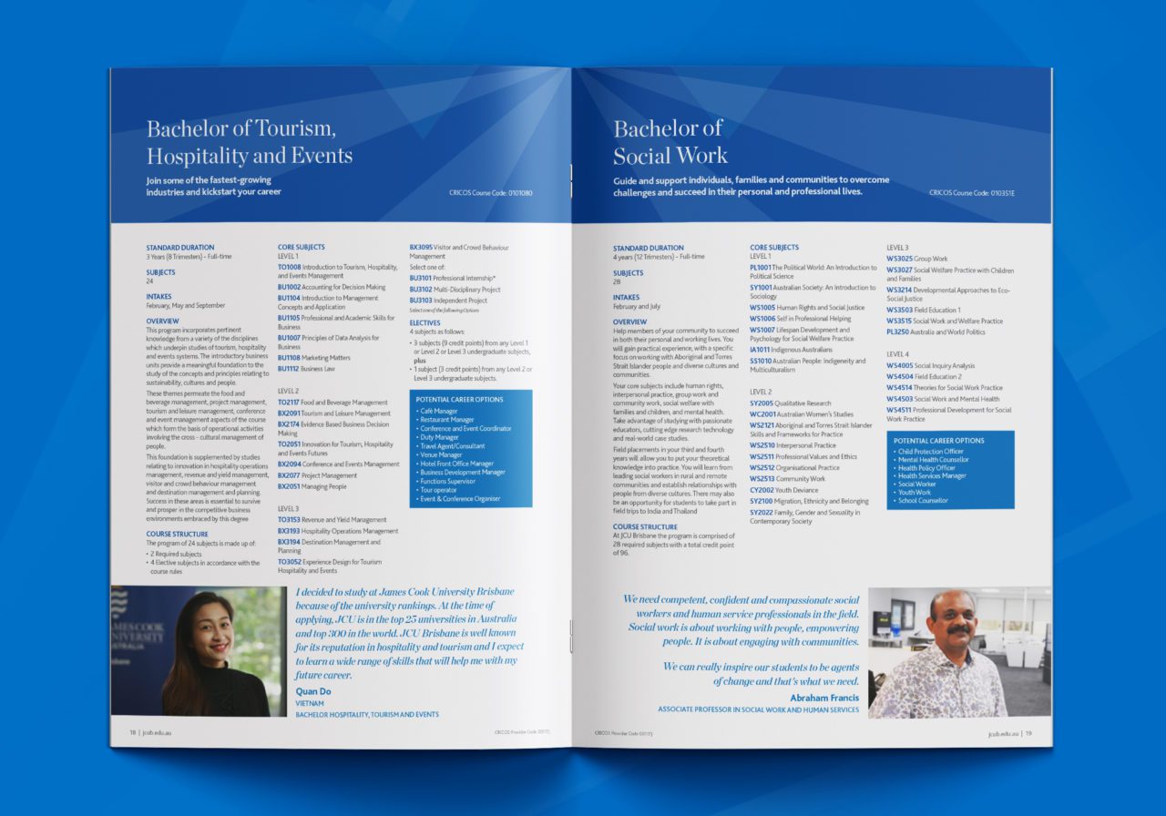 James Cook University: International Study Guides | NepoDesign